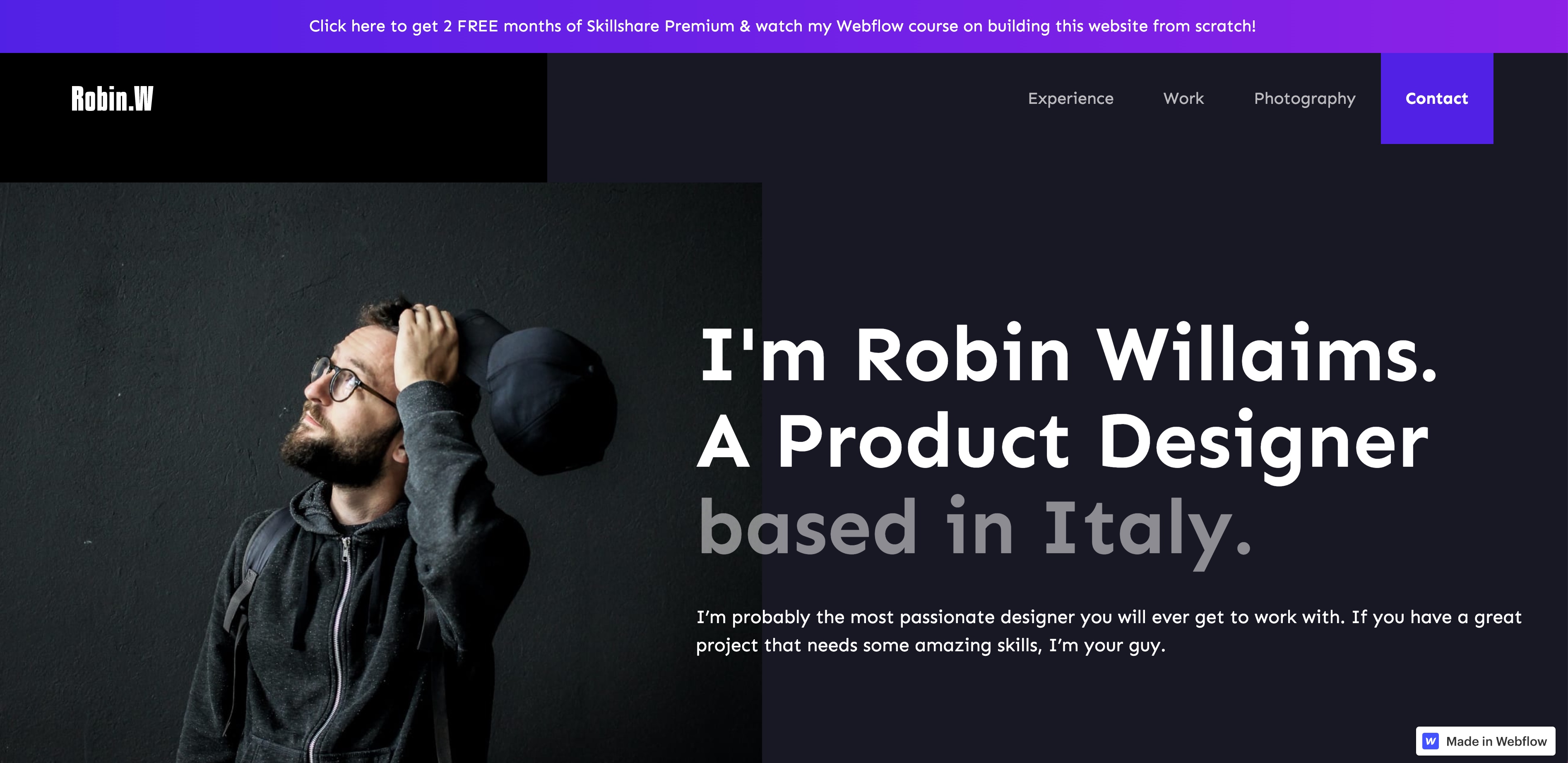 20 Unique Personal Website Examples To Use In 2022 Webflow Blog 2022 